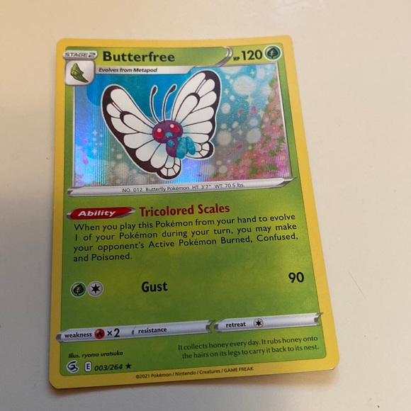 Pokemon | Toys | Butterfree Pokmon Card | Poshmark